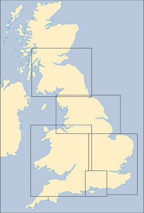 Map of British regions